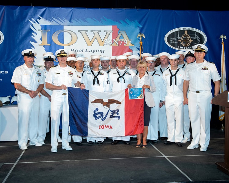 August 21, 2019 - Photo Highlights; SSN 797 Iowa Keel Laying | EB Landing
