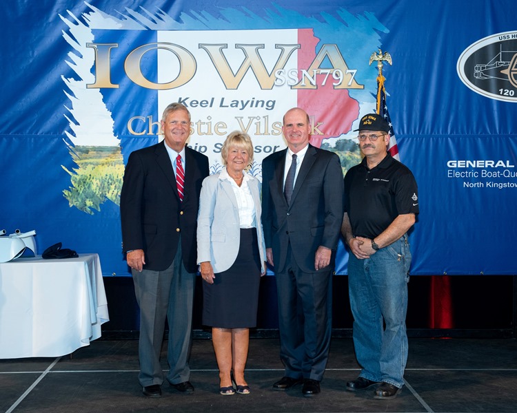 August 21, 2019 - Photo Highlights; SSN 797 Iowa Keel Laying | EB Landing